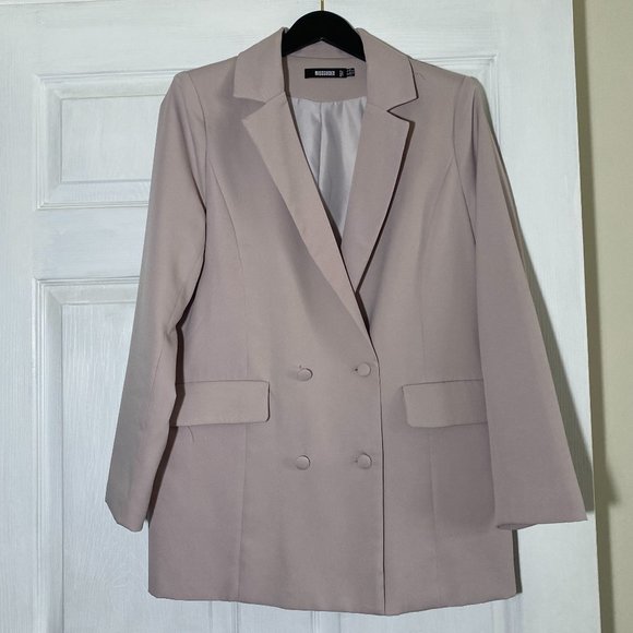 Missguided | Jackets & Coats | Missguided Oversized Blazer In Dusky ...